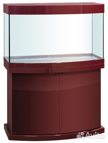 Аквариум полусфера 130 литров цвет шоколад