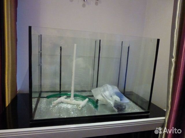 Продам морской аквариум с задним сампом б.у 168 л