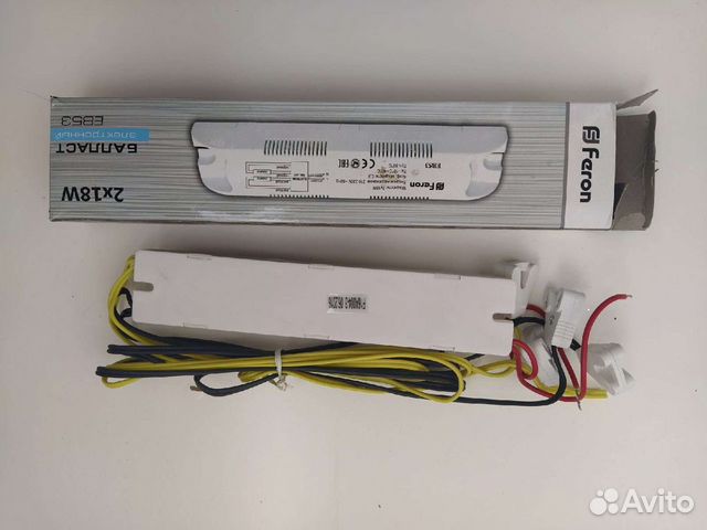 Балласт электронный feron, 2*18W T8/G13 230V, EB52