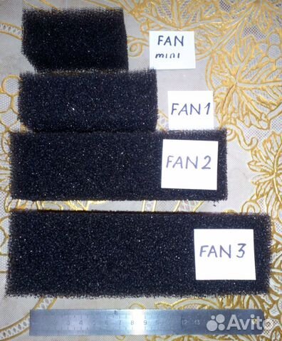 Губка для аквариумного фильтра FAN
