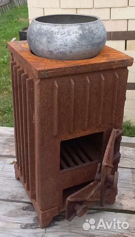 Чугунные печька и горшок купить в Иваново | Товары для дома и дачи | Авито