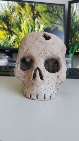 Череп керамический