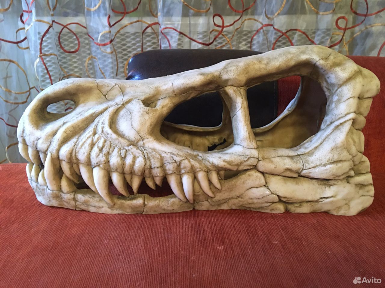 Грот, Декор для аквариума/террариума Deksi череп т